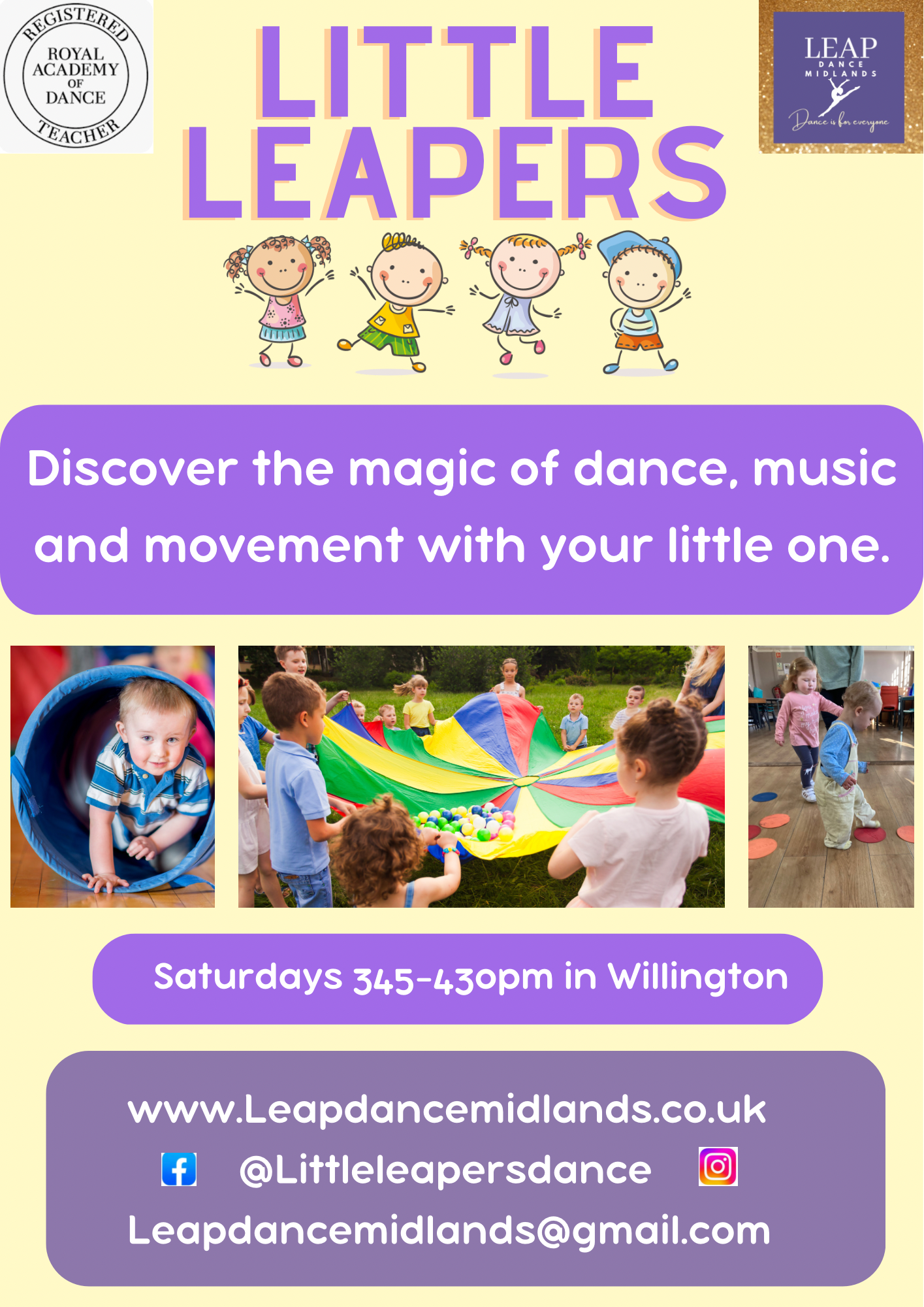 Timetable and Venues – Leap Dance Midlands